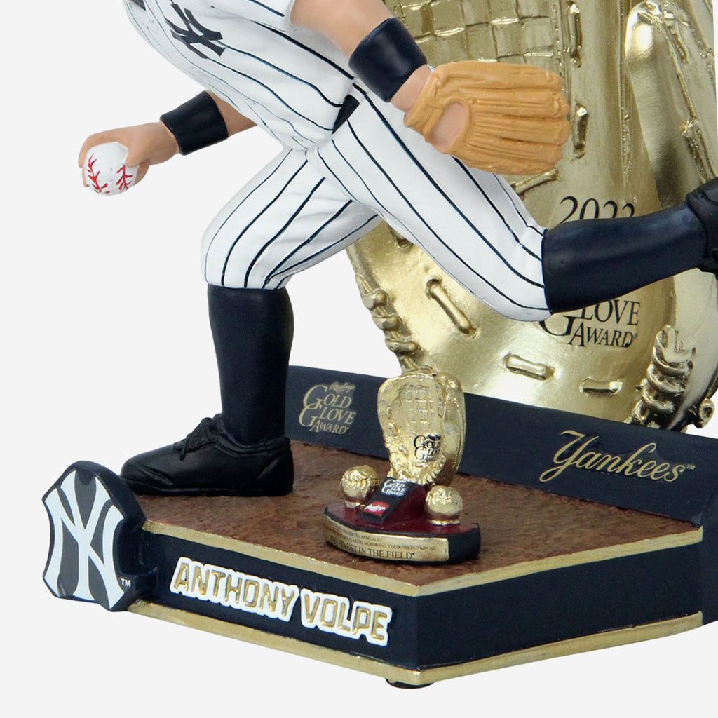 Anthony Volpe New York Yankees 2023 Gold Glove Bobblehead FOCO