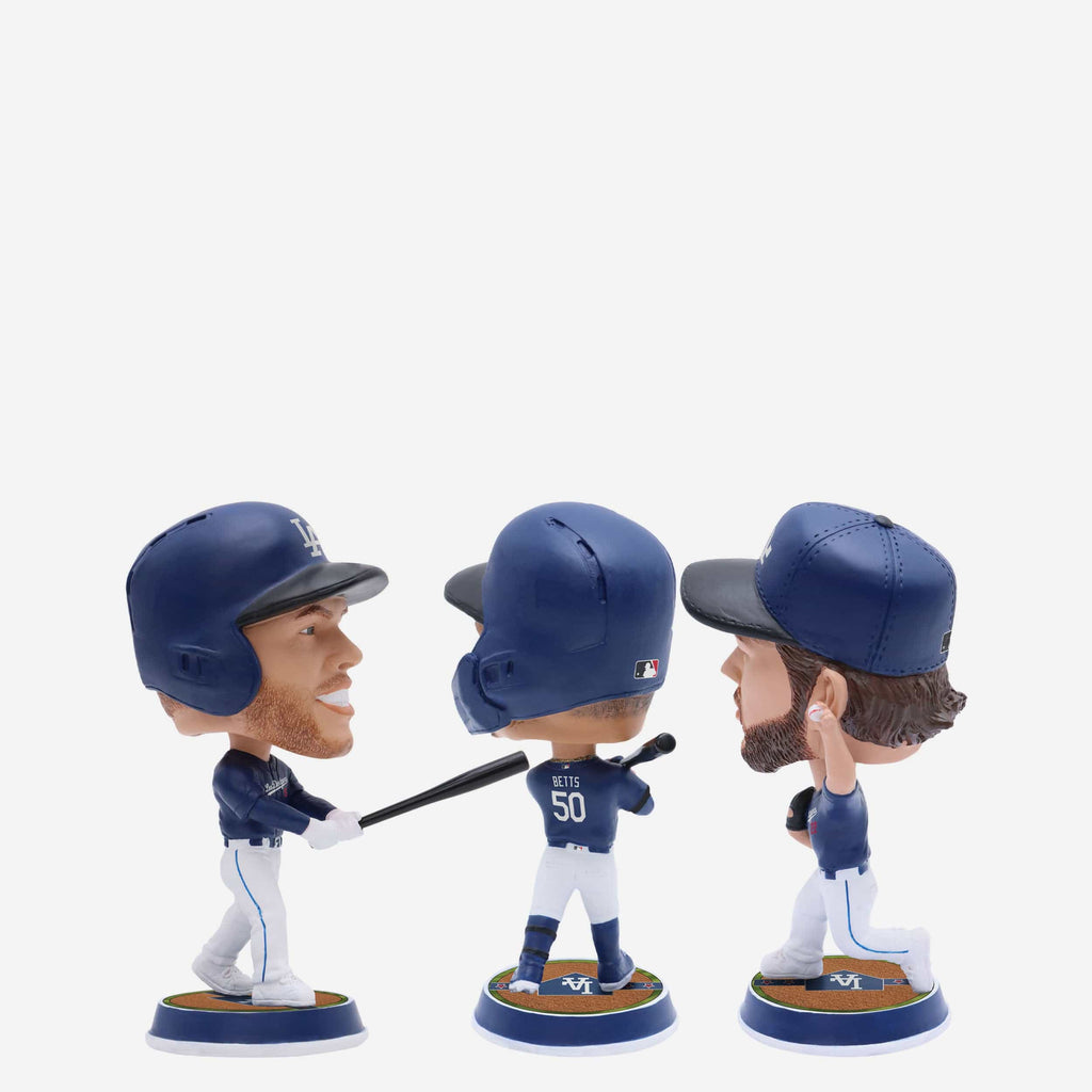 Freddie Freeman & Mookie Betts & Clayton Kershaw Los Angeles Dodgers 3 FOCO
