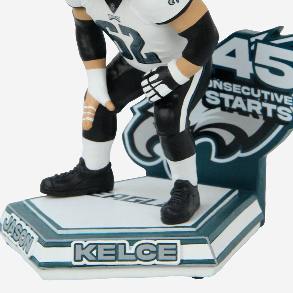 Jason Kelce Philadelphia Eagles Franchise Consecutive Starts Record Bo FOCO