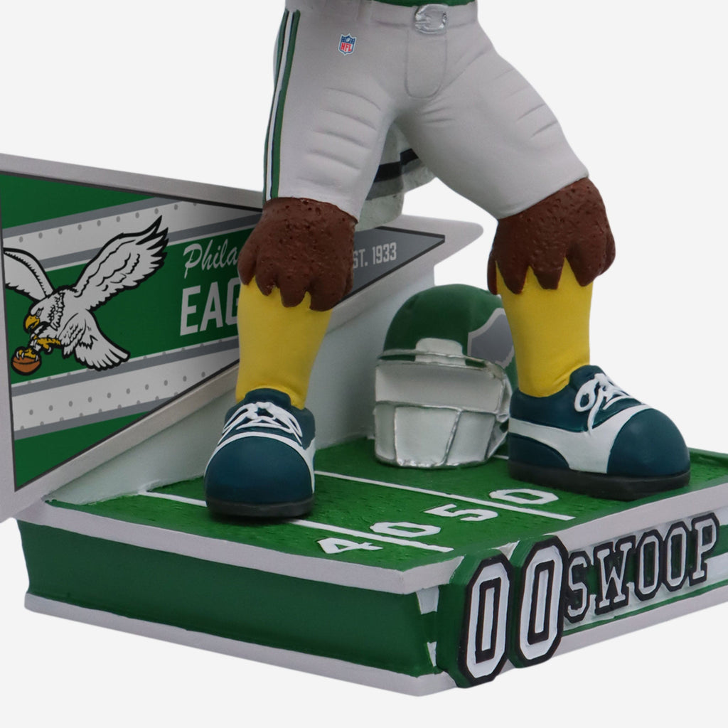 Swoop Philadelphia Eagles Kelly Green Uniform Mascot Bobblehead FOCO