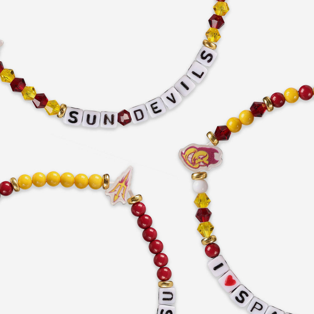 Arizona State Sun Devils 3 Pack Friendship Bracelet FOCO