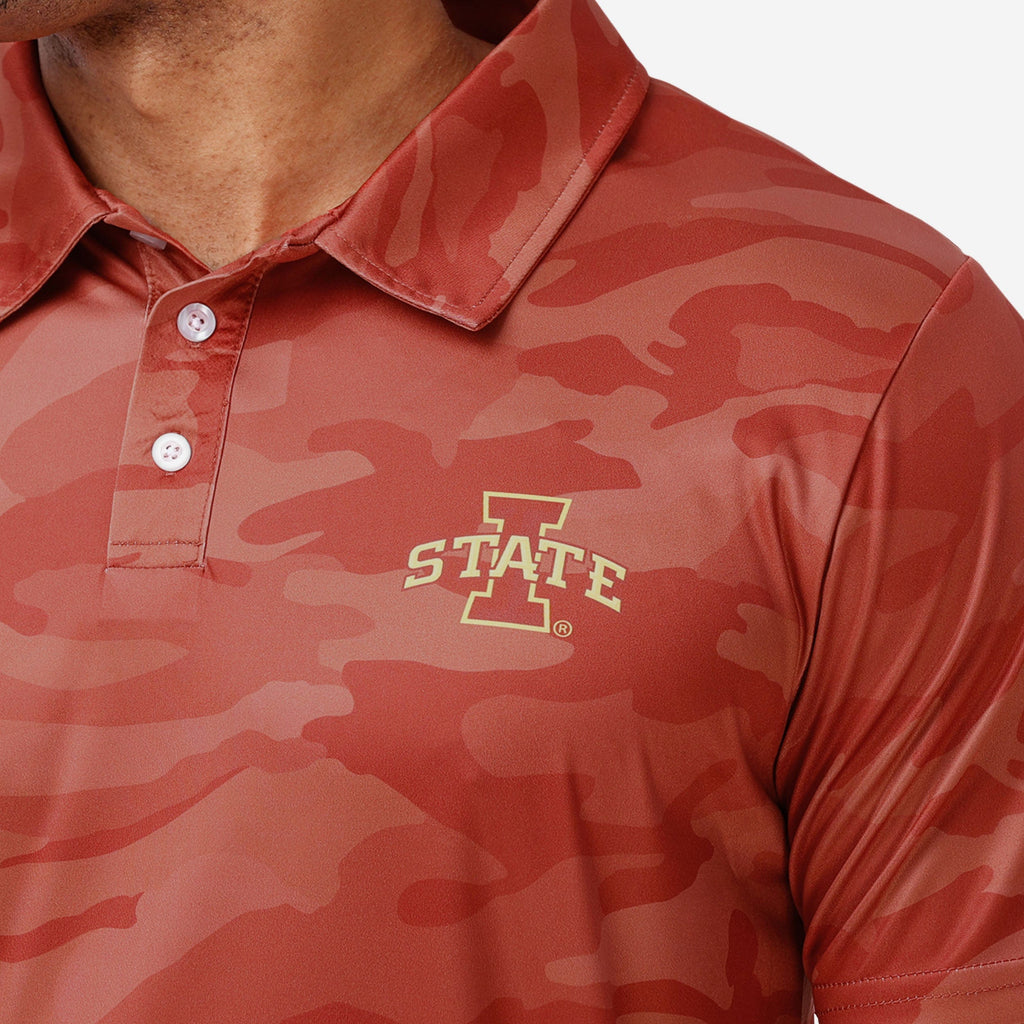 Iowa State Cyclones Color Camo Polyester Polo FOCO