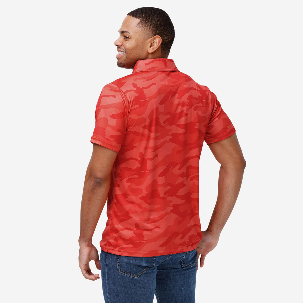 Ohio State Buckeyes Color Camo Polyester Polo FOCO