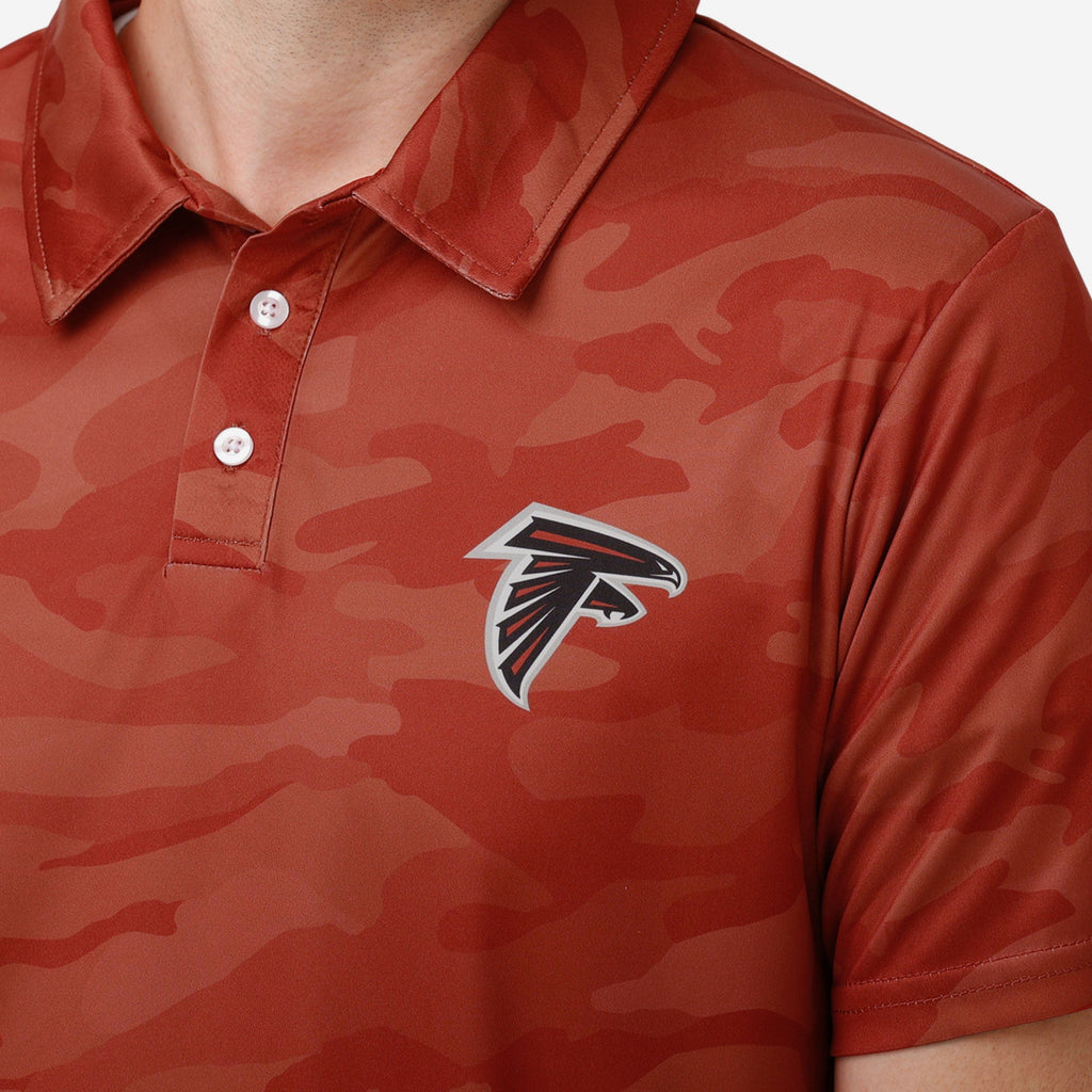 Atlanta Falcons Color Camo Polyester Polo FOCO
