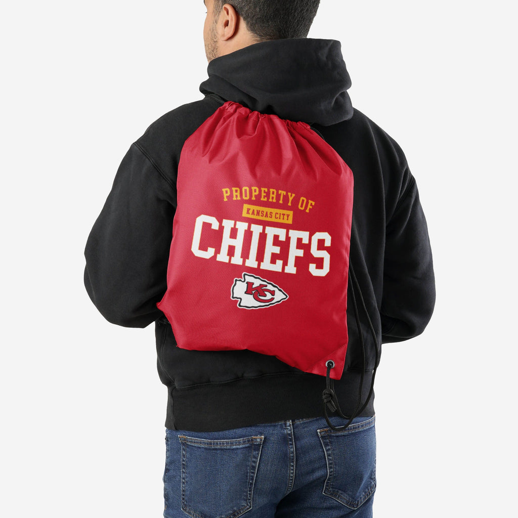 Kansas City Chiefs Property Of Drawstring Backpack FOCO