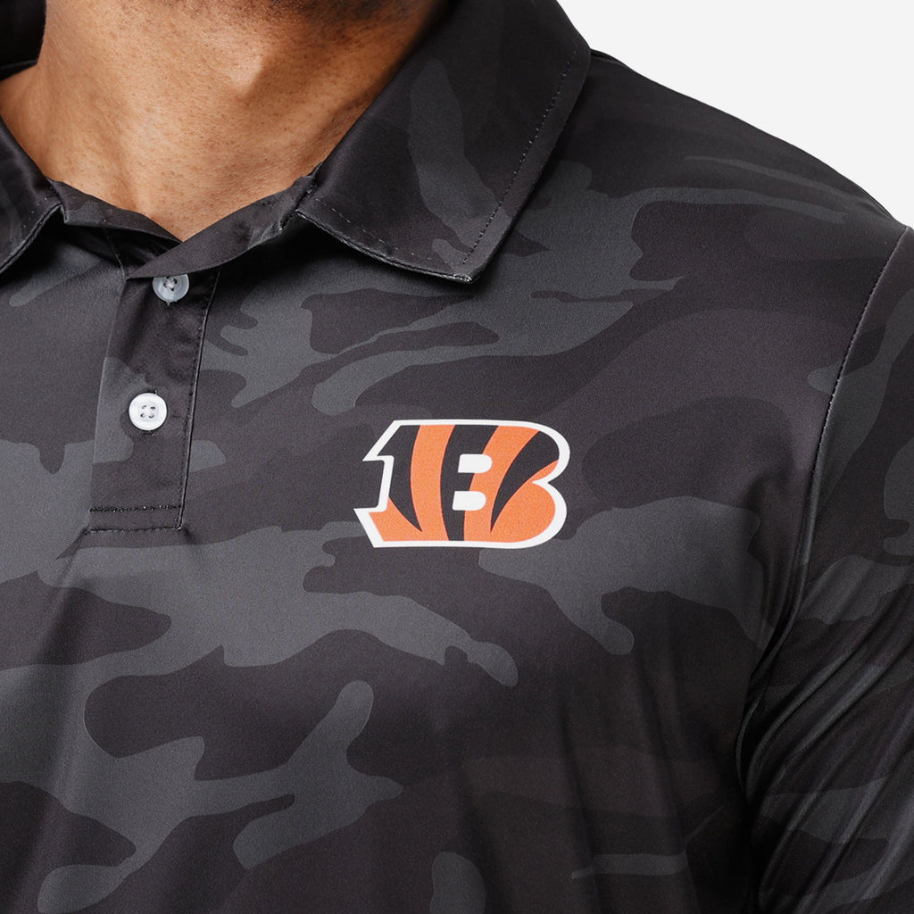 Cincinnati Bengals Color Camo Polyester Polo FOCO