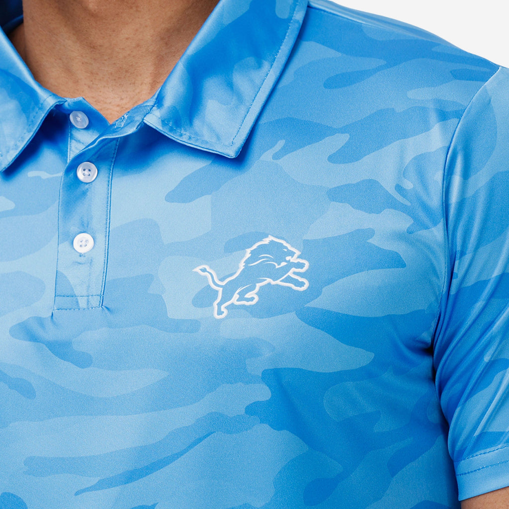 Detroit Lions Color Camo Polyester Polo FOCO