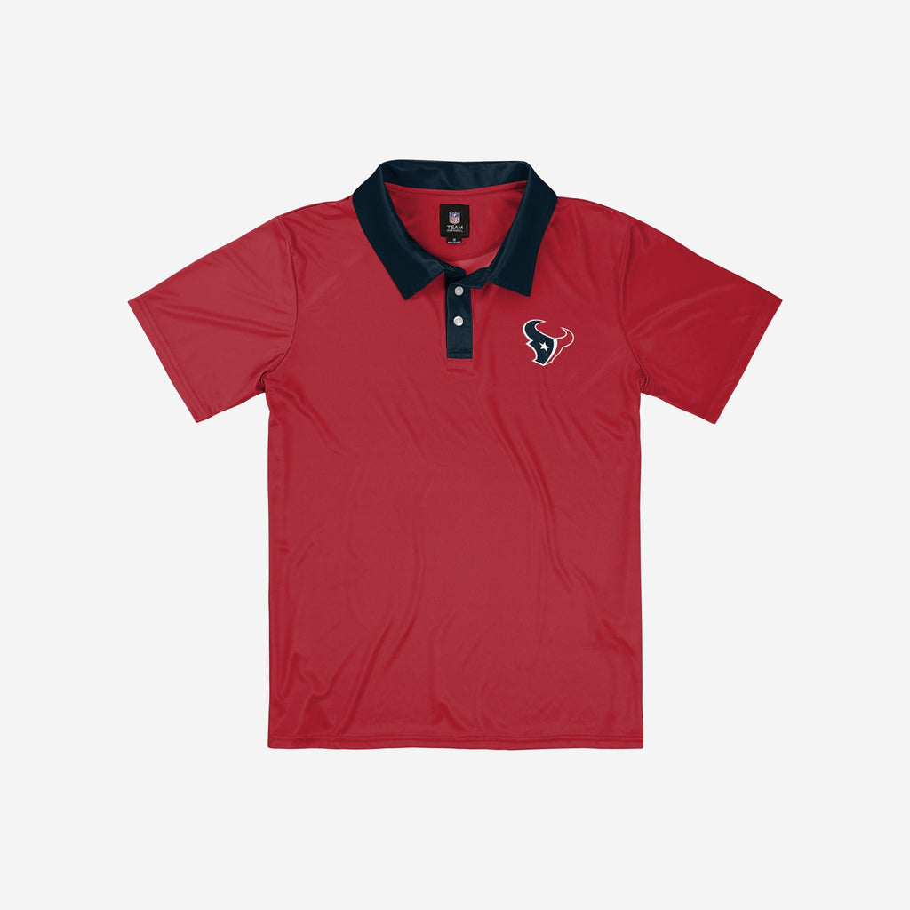 Houston Texans Nightcap Polyester Polo FOCO