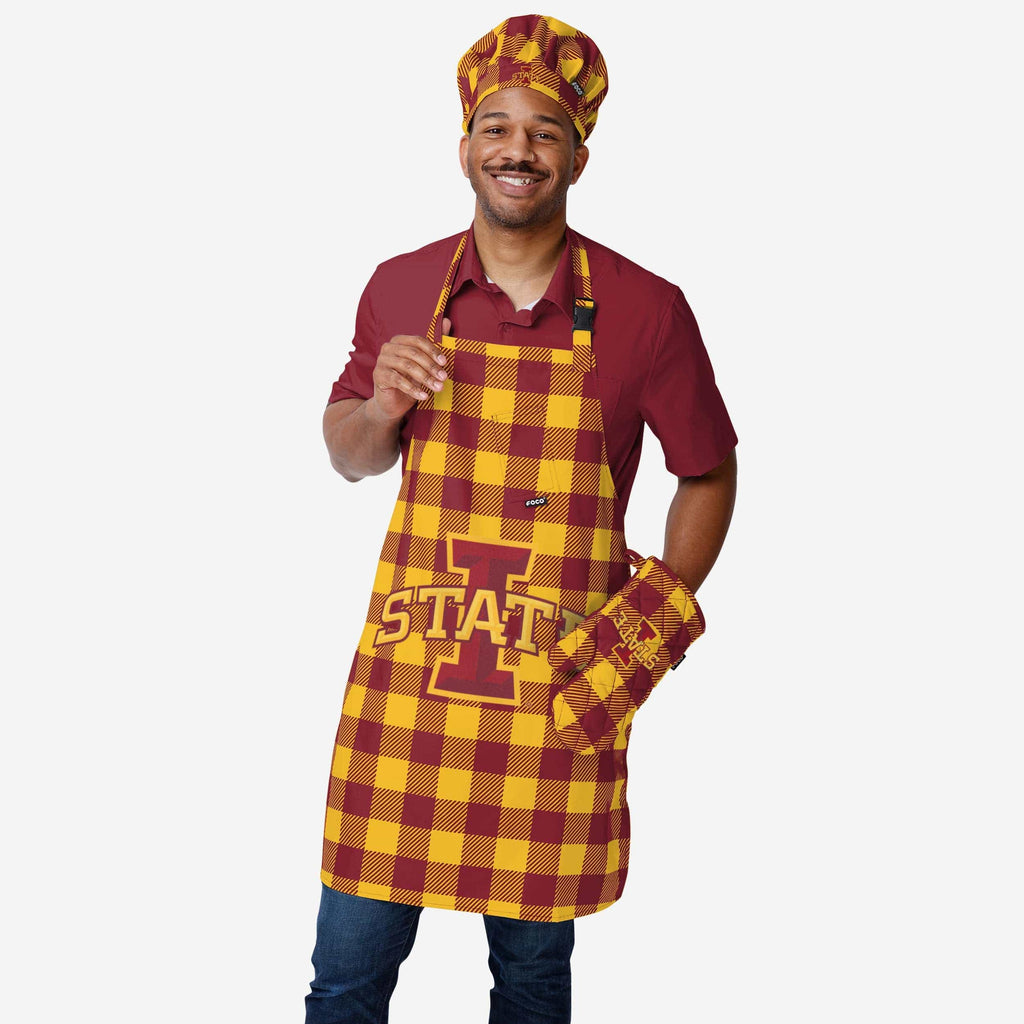Iowa State Cyclones Plaid Apron FOCO
