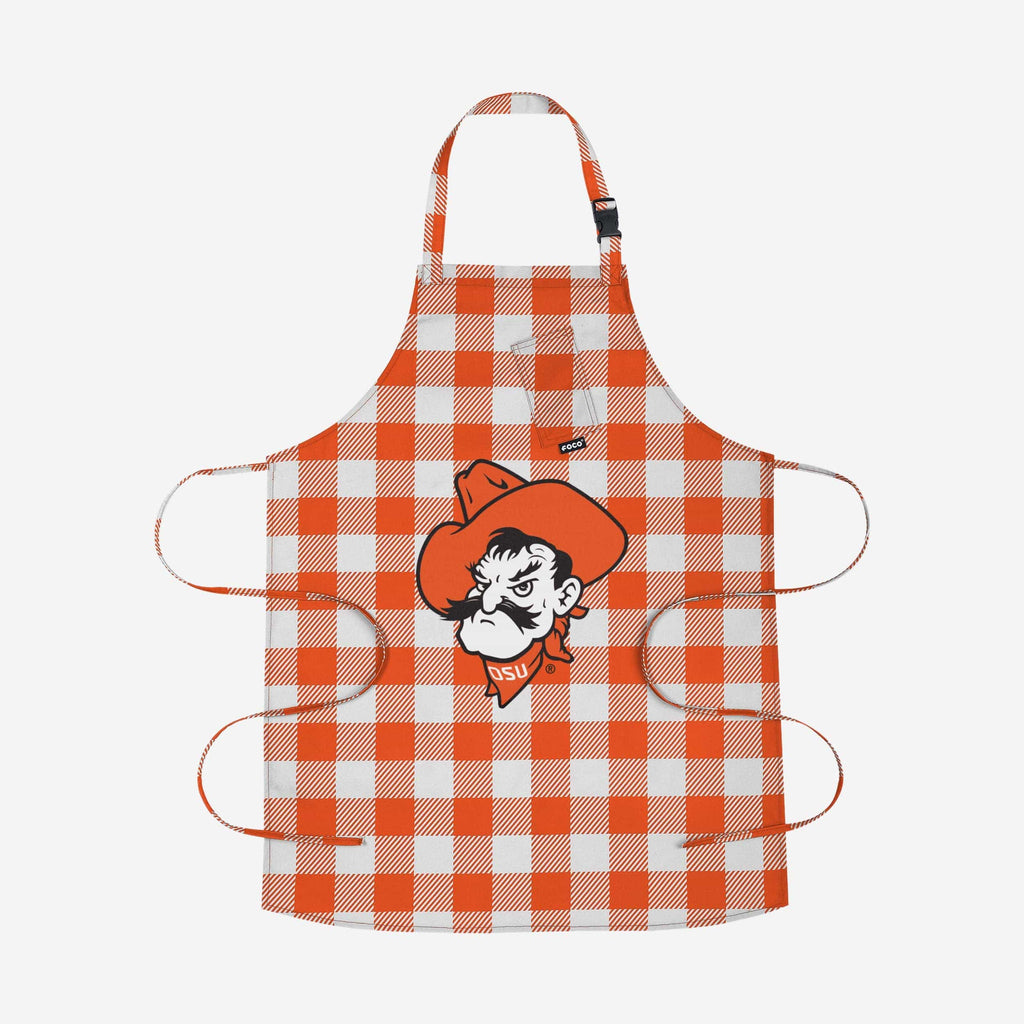 Oklahoma State Cowboys Plaid Apron FOCO