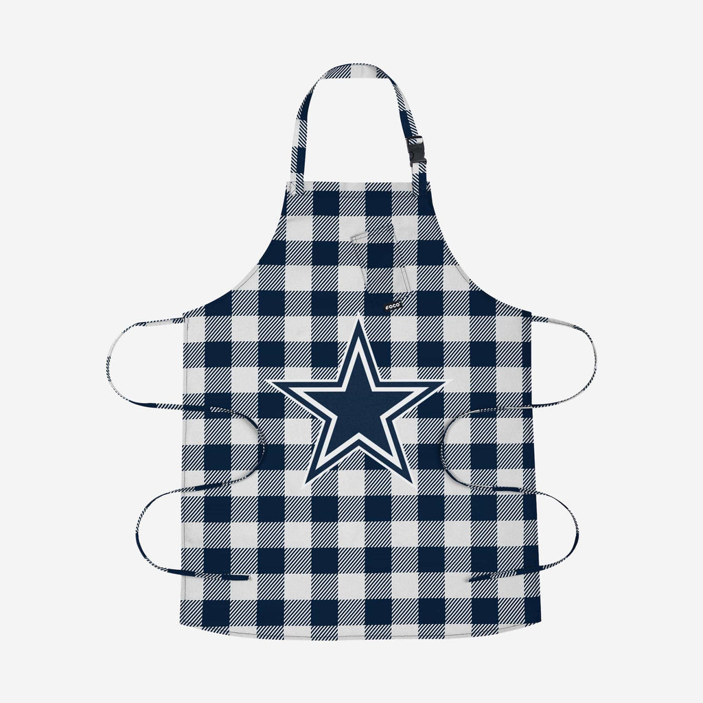 Dallas Cowboys Plaid Apron FOCO