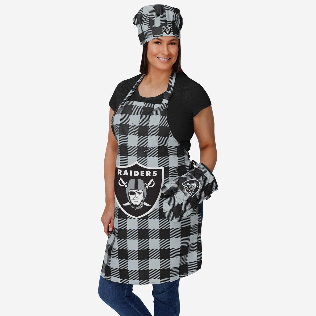 Las Vegas Raiders Plaid Apron FOCO