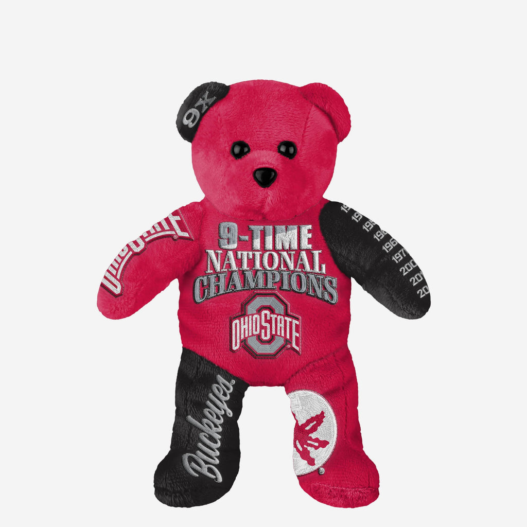 Ohio State Buckeyes 9x Football National Champions Team Beans Embroide FOCO