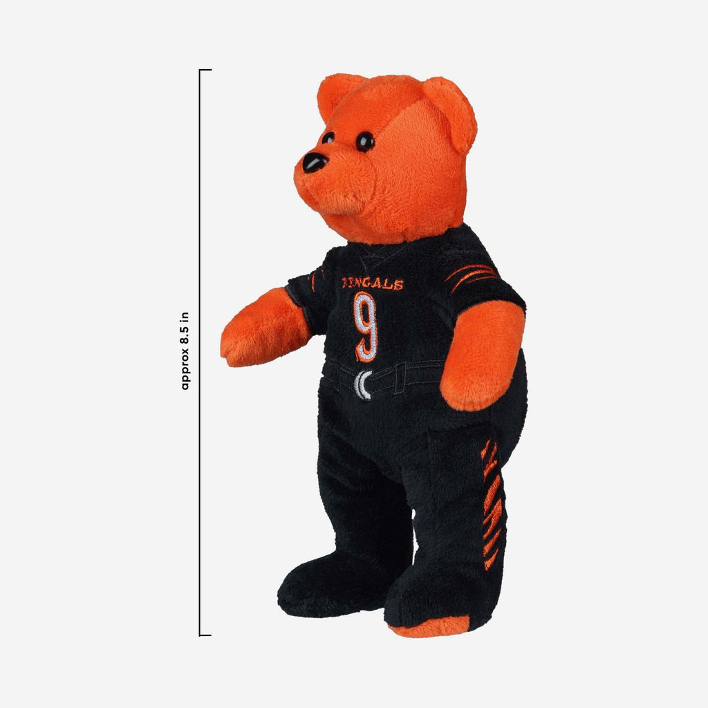 Joe Burrow Cincinnati Bengals Team Beans Embroidered Player Bear FOCO