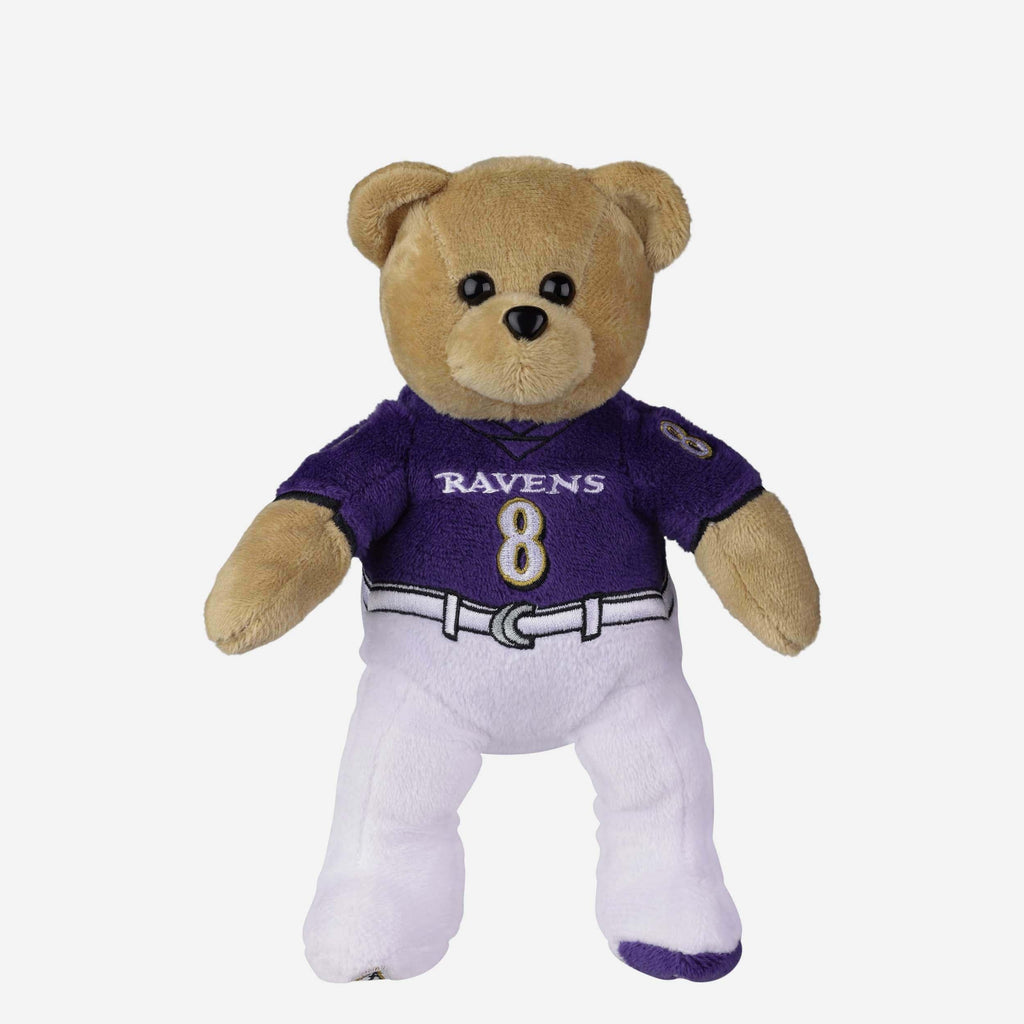 Lamar Jackson Baltimore Ravens Team Beans Embroidered Player Bear FOCO