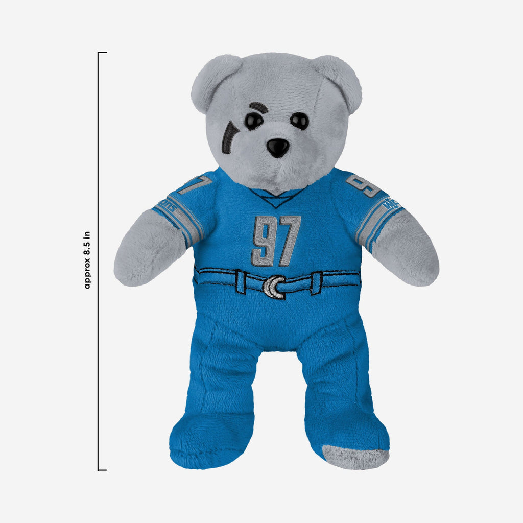 Aidan Hutchinson Detroit Lions Team Beans Embroidered Player Bear FOCO