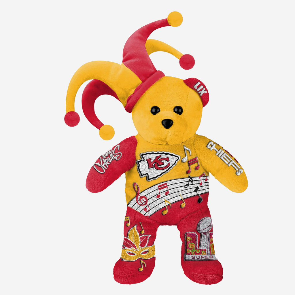 Kansas City Chiefs Jester AFC Super Bowl LIX Bound Team Beans Embroide FOCO