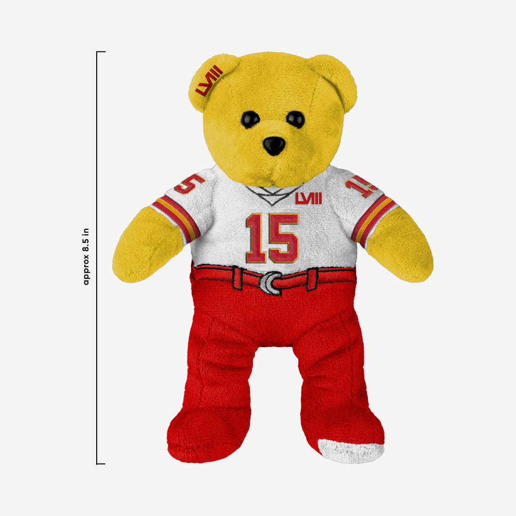 Patrick Mahomes Kansas City Chiefs Super Bowl LVIII White Uniform Team FOCO