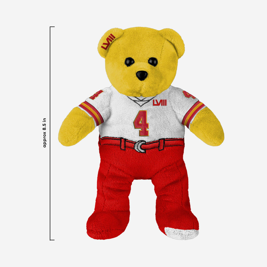 Rashee Rice Kansas City Chiefs Super Bowl LVIII White Uniform Team Bea FOCO