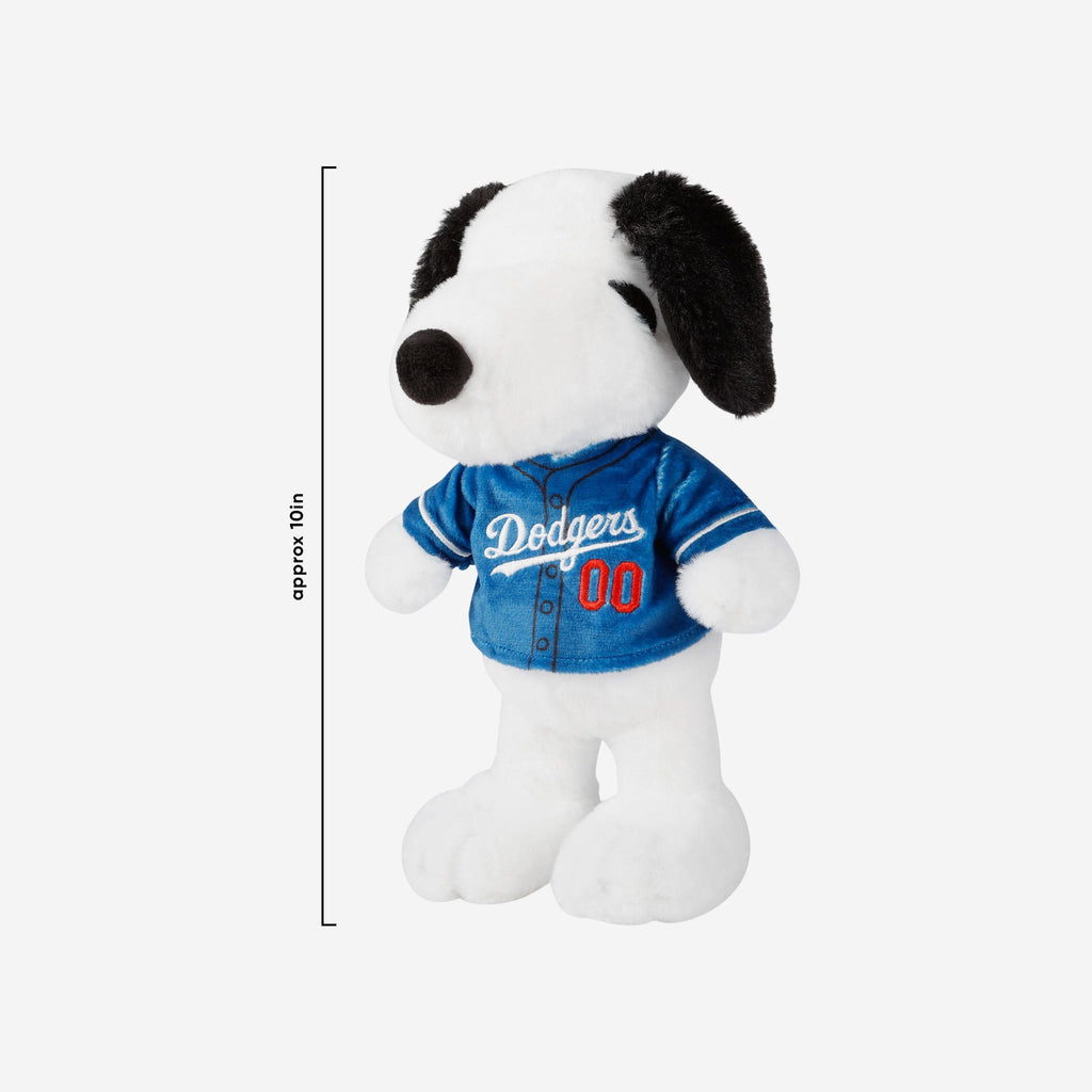 Los Angeles Dodgers Snoopy Peanuts Team Jersey Plush FOCO