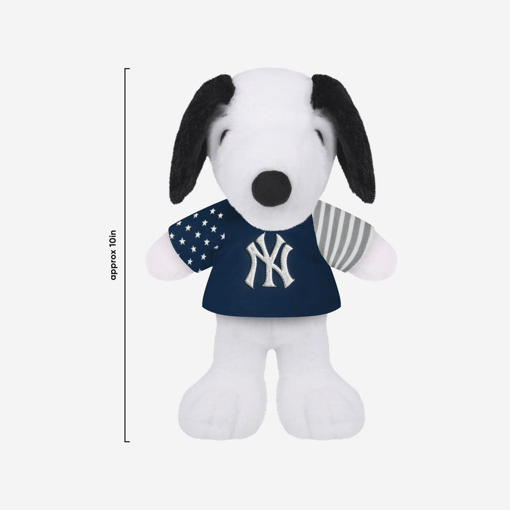 New York Yankees USA Flag Snoopy Peanuts Team Jersey Plush FOCO