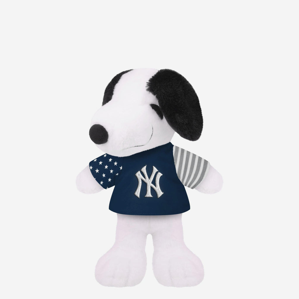 New York Yankees USA Flag Snoopy Peanuts Team Jersey Plush FOCO