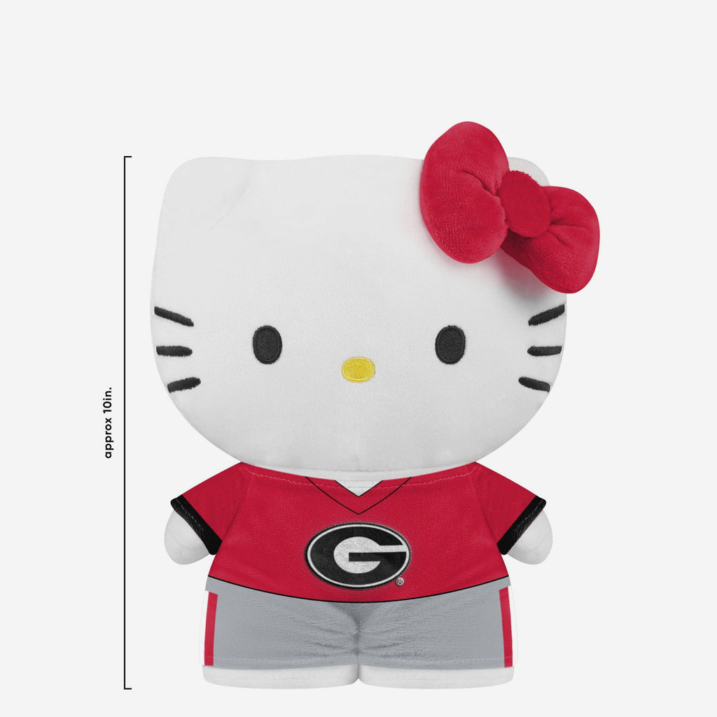 Georgia Bulldogs Team Color Bow Hello Kitty® Jersey Plush FOCO