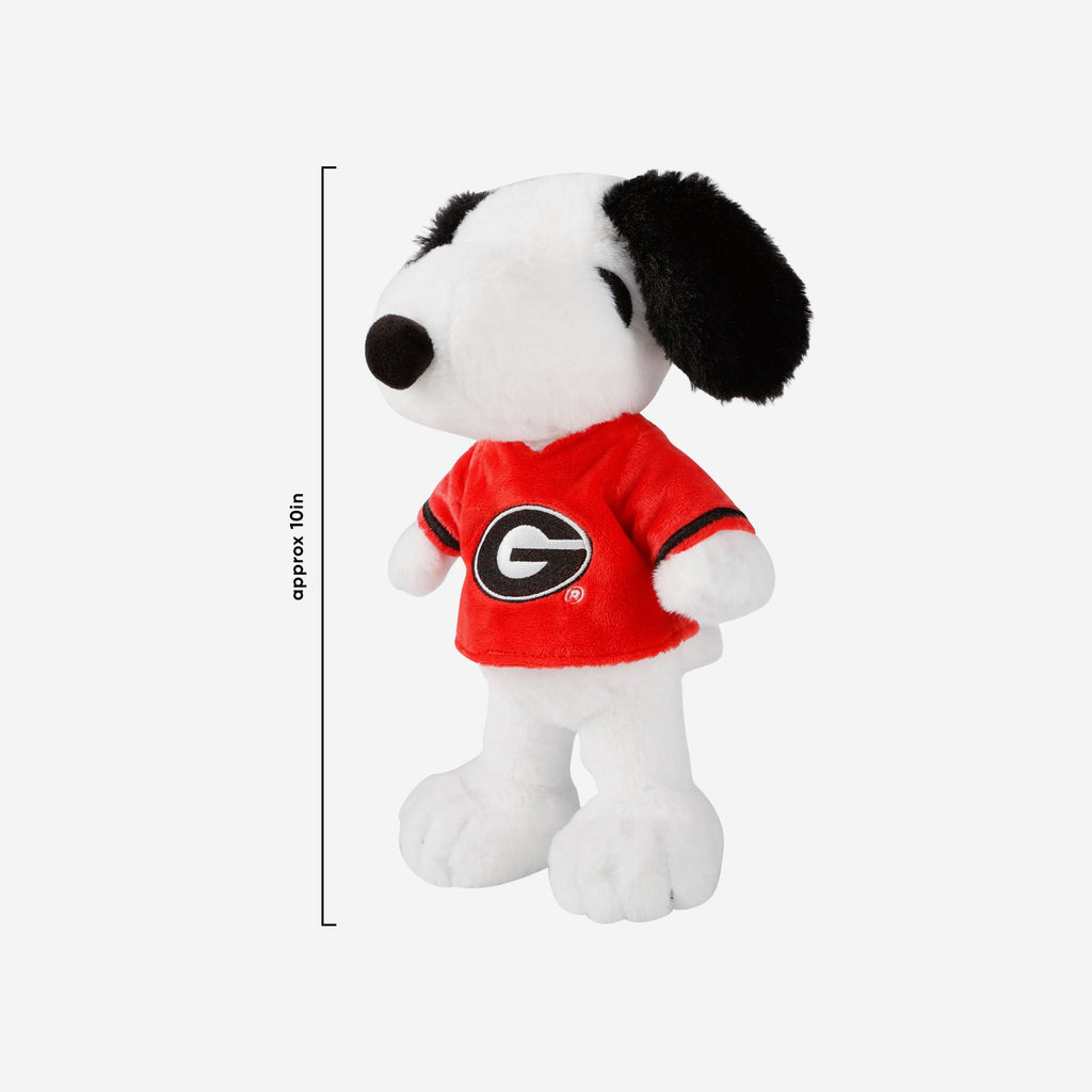 Georgia Bulldogs Snoopy Peanuts Team Jersey Plush FOCO