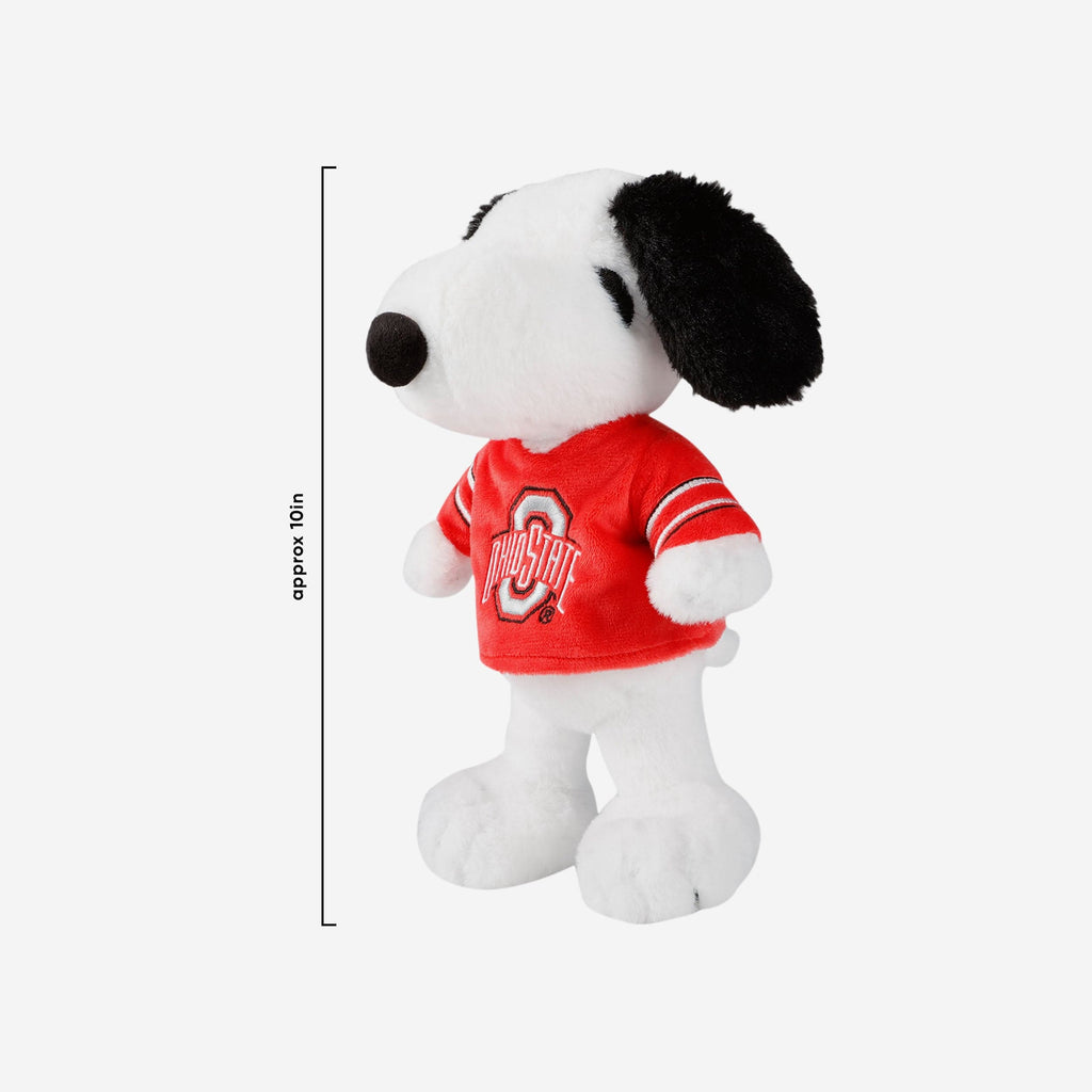 Ohio State Buckeyes Snoopy Peanuts Team Jersey Plush FOCO