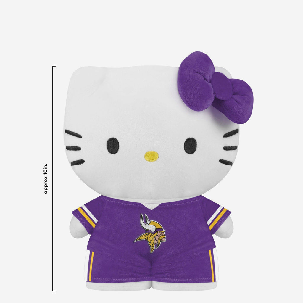 Minnesota Vikings Team Color Bow Hello Kitty® Jersey Plush FOCO