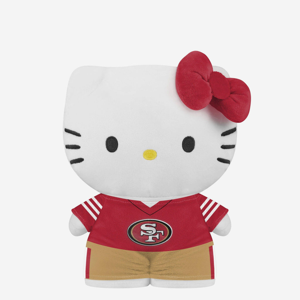 San Francisco 49ers Team Color Bow Hello Kitty® Jersey Plush FOCO
