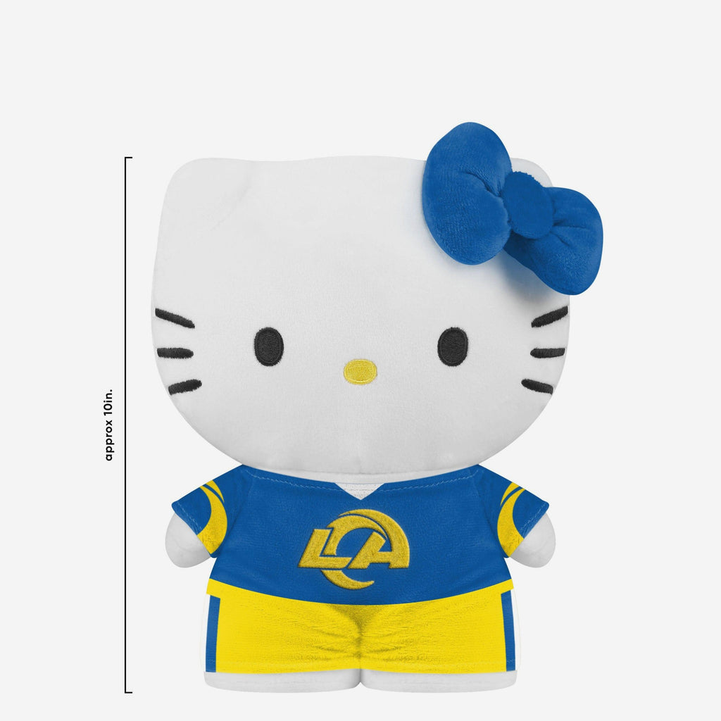 Los Angeles Rams Team Color Bow Hello Kitty® Jersey Plush FOCO