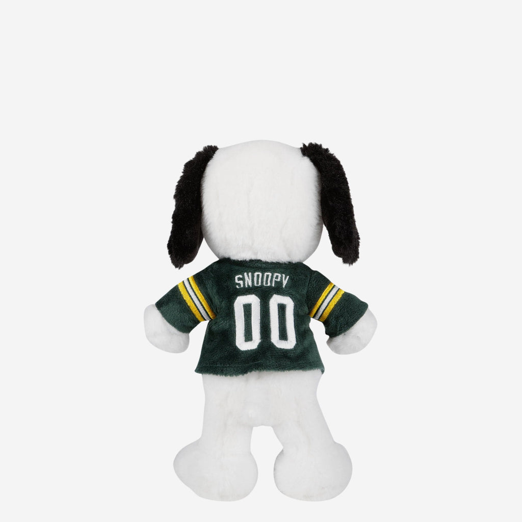 Green Bay Packers Snoopy Peanuts Team Jersey Plush FOCO