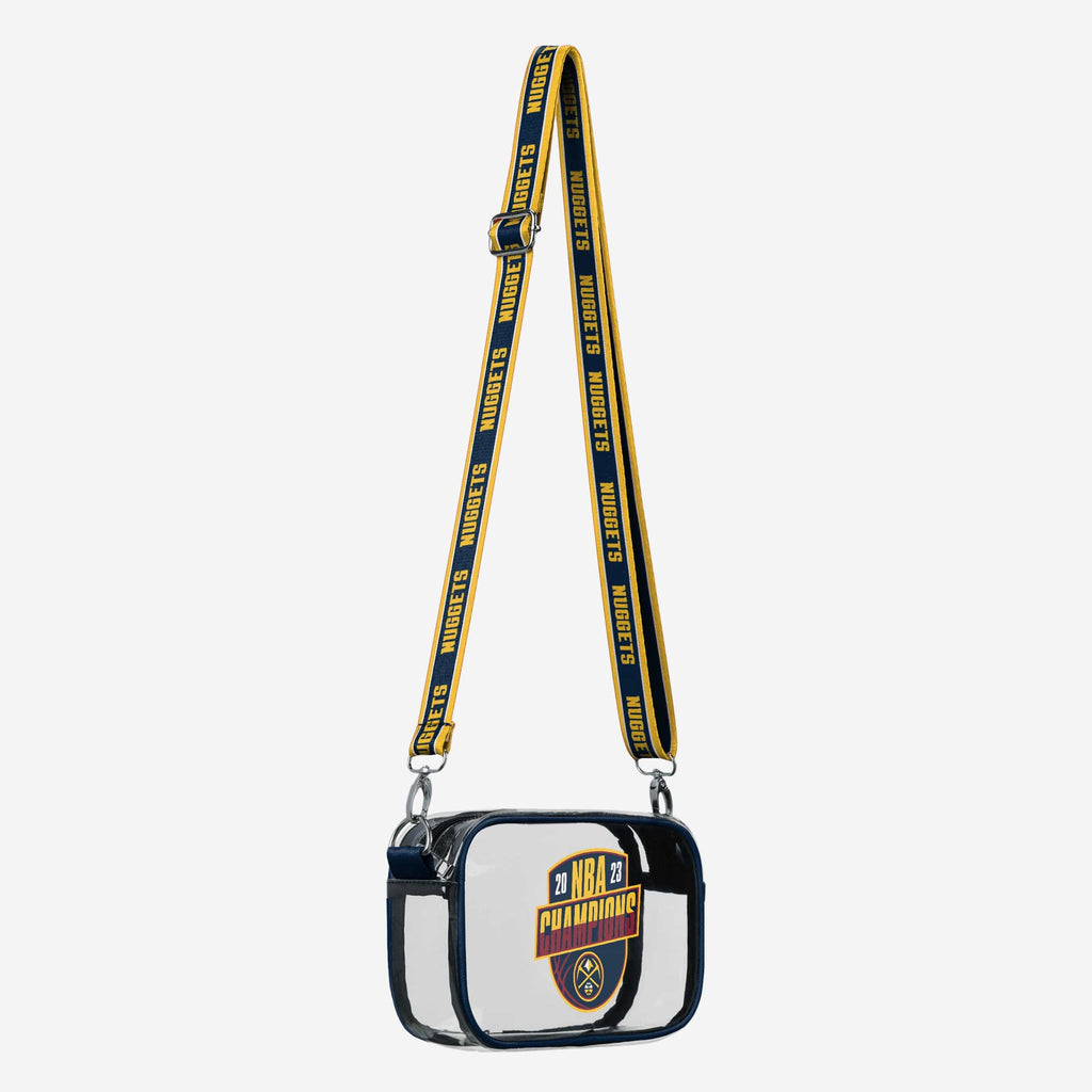 Denver Nuggets 2023 NBA Champions Clear Crossbody Bag FOCO