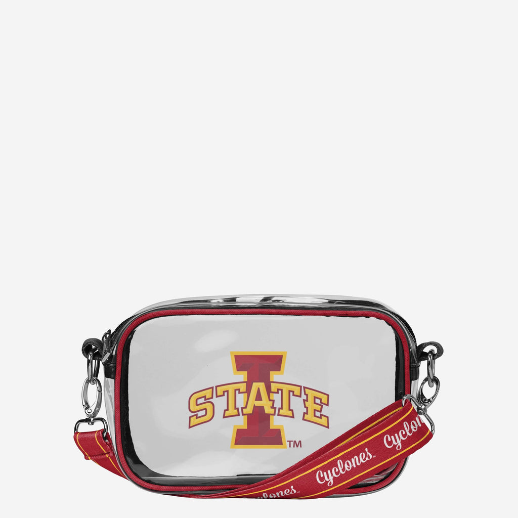 Iowa State Cyclones Team Stripe Clear Crossbody Bag FOCO