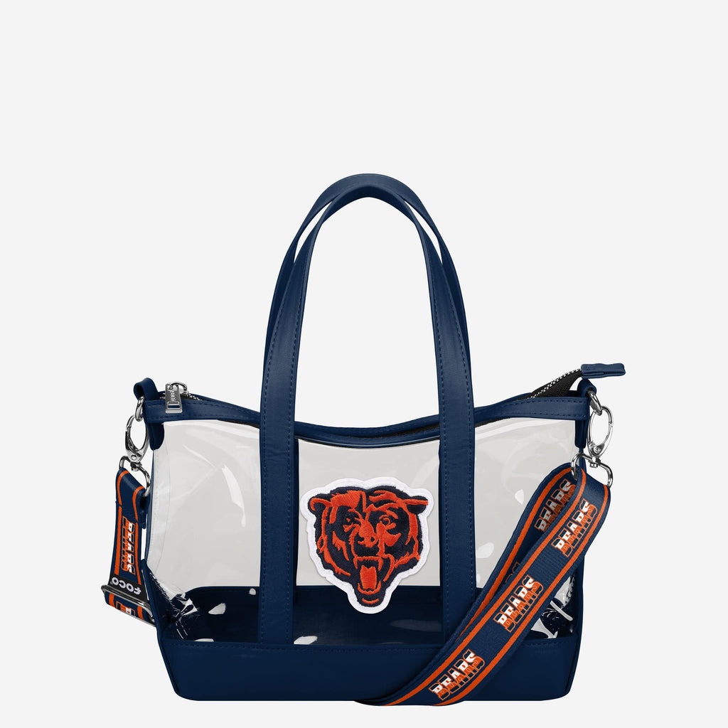 Chicago Bears Clear Crossbody Mini Tote Bag FOCO