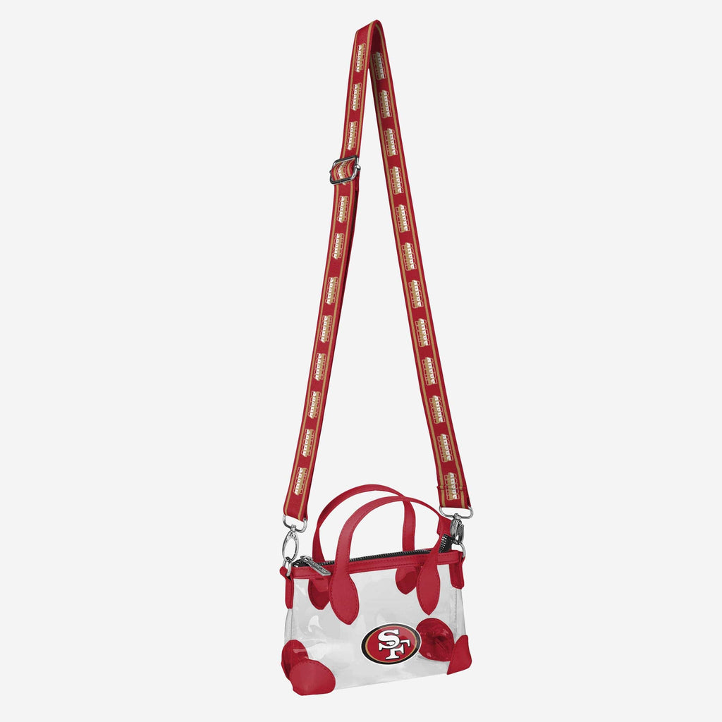 San Francisco 49ers Big Logo Clear Crossbody Mini Purse FOCO