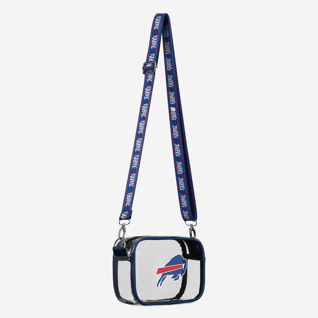 Buffalo Bills Team Stripe Clear Crossbody Bag FOCO