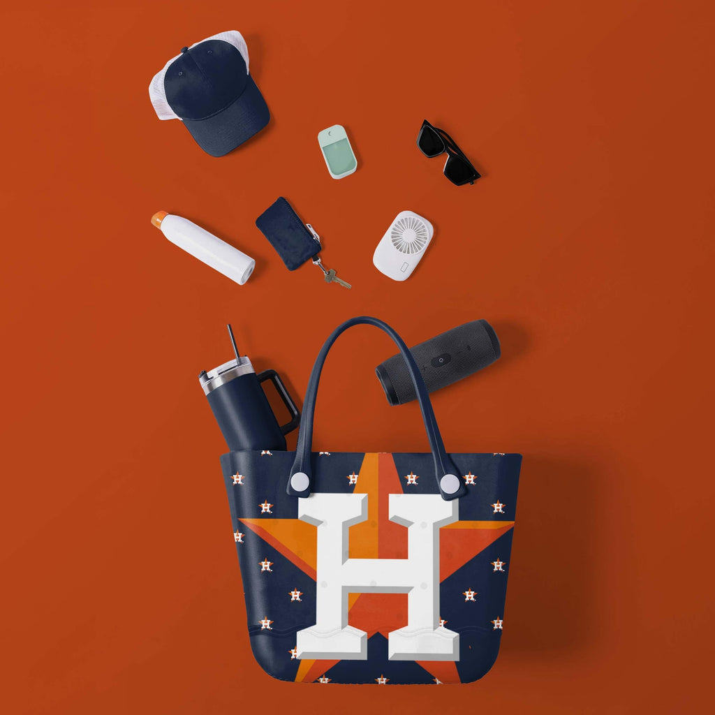 Houston Astros Big Logo Mini Print Tailgate Tote Bag FOCO