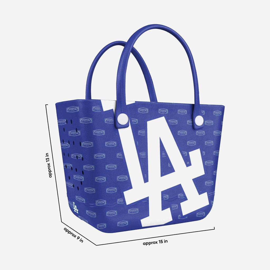 Los Angeles Dodgers Big Logo Mini Print Tailgate Tote Bag FOCO