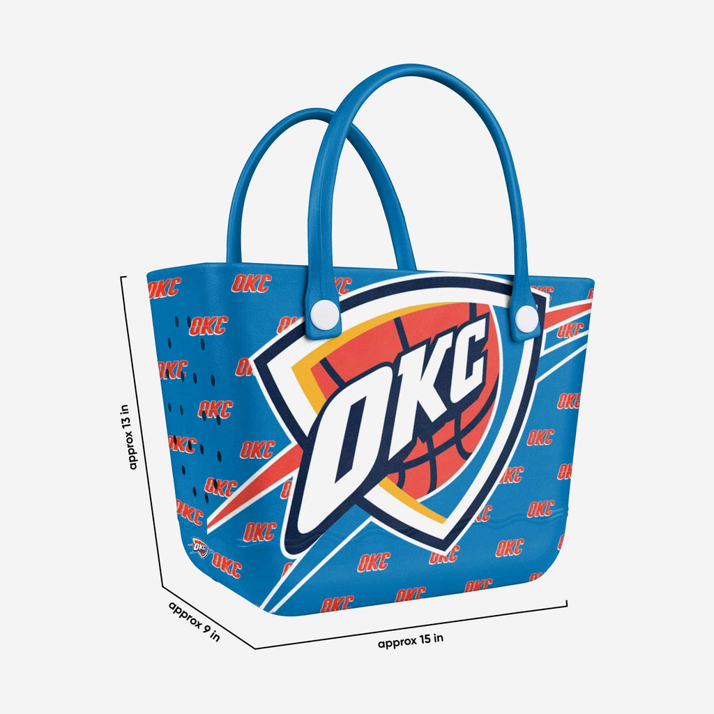 Oklahoma City Thunder Big Logo Mini Print Tailgate Tote Bag FOCO