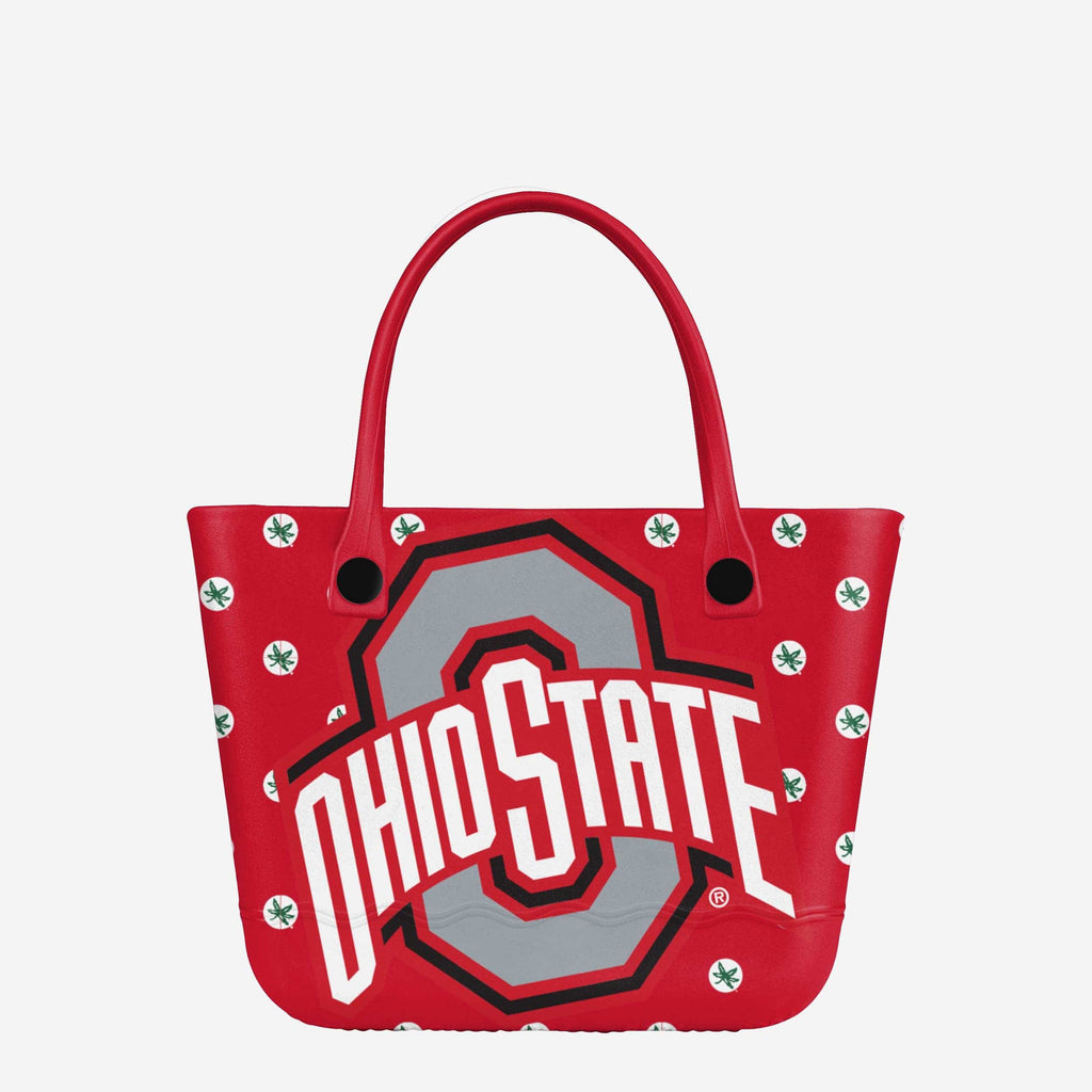 Ohio State Buckeyes Big Logo Mini Print Tailgate Tote Bag FOCO