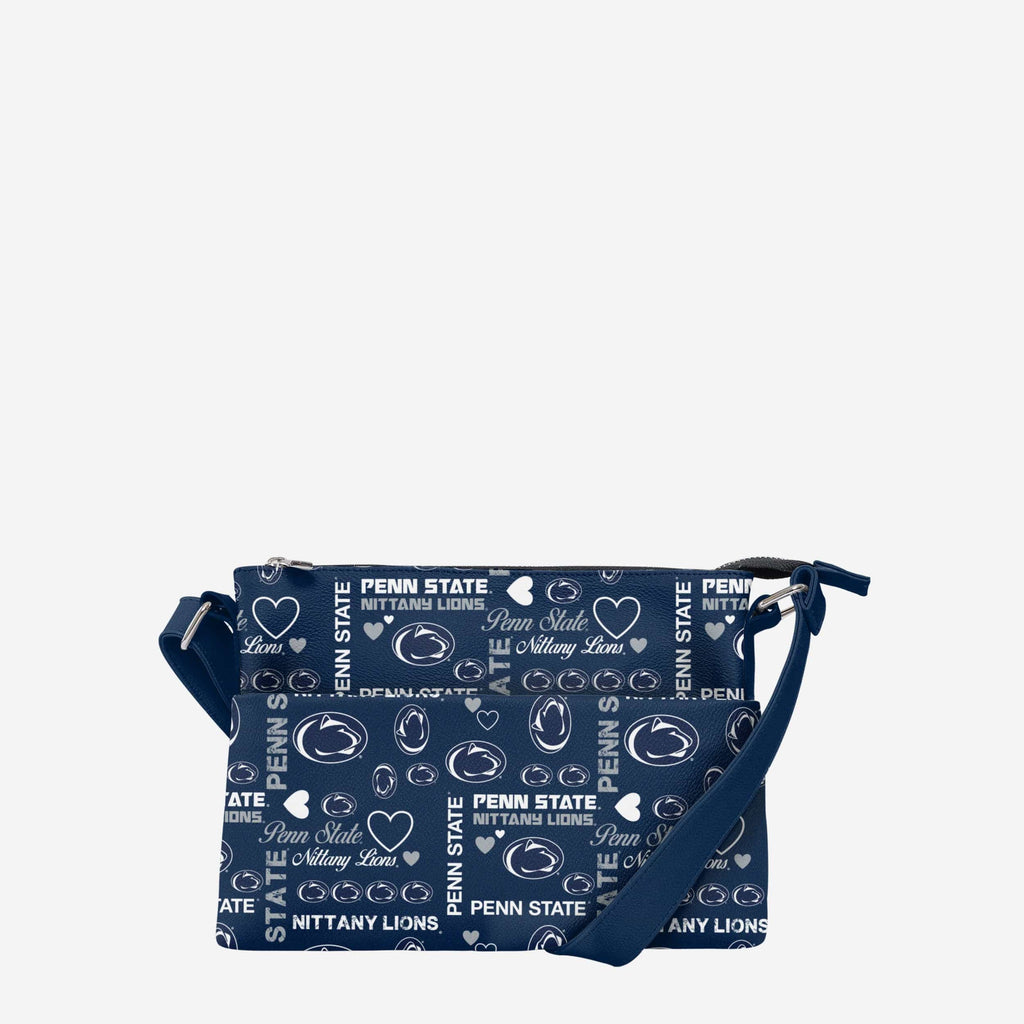 Penn State Nittany Lions Logo Love Crossbody Purse FOCO