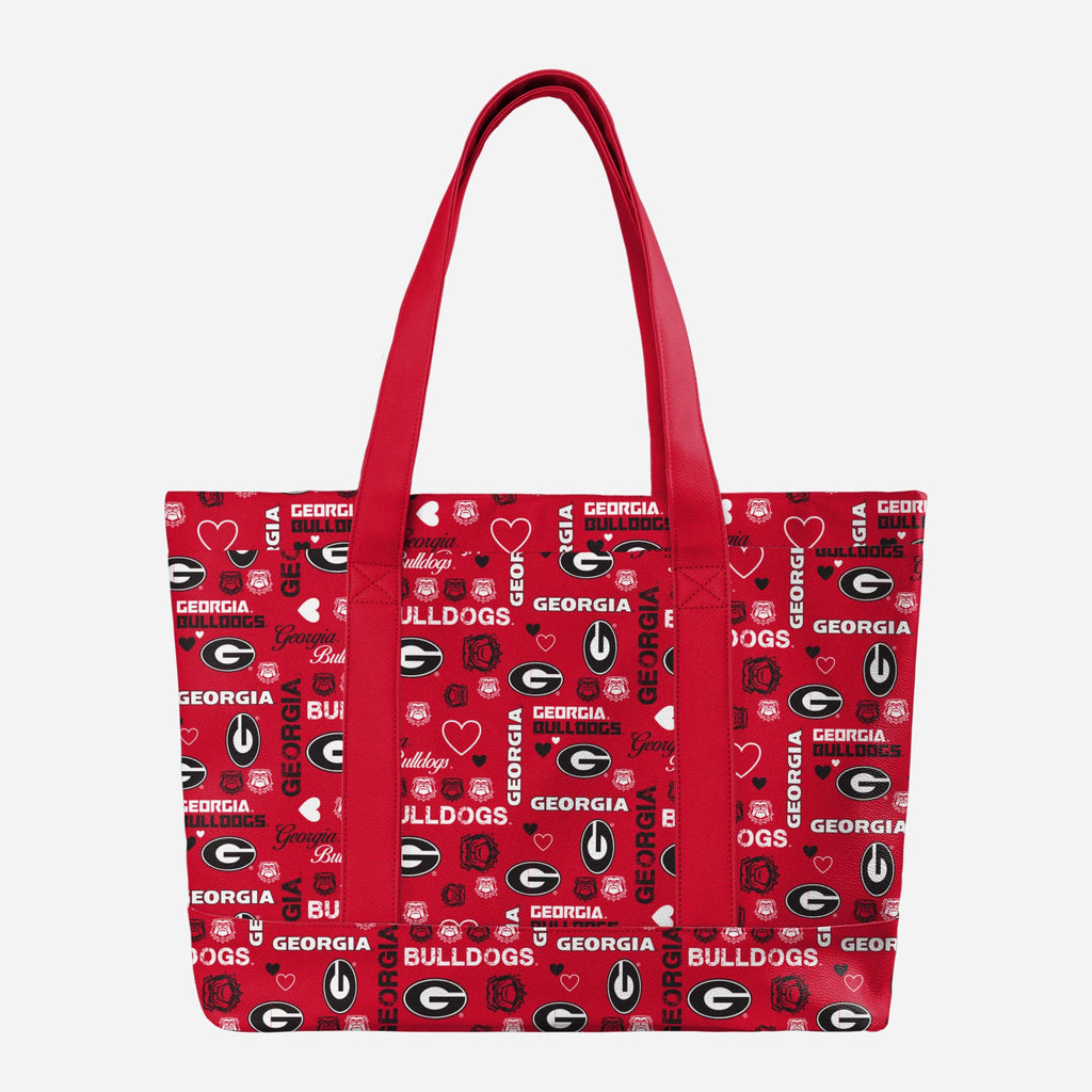 Georgia Bulldogs Logo Love Tote Bag FOCO