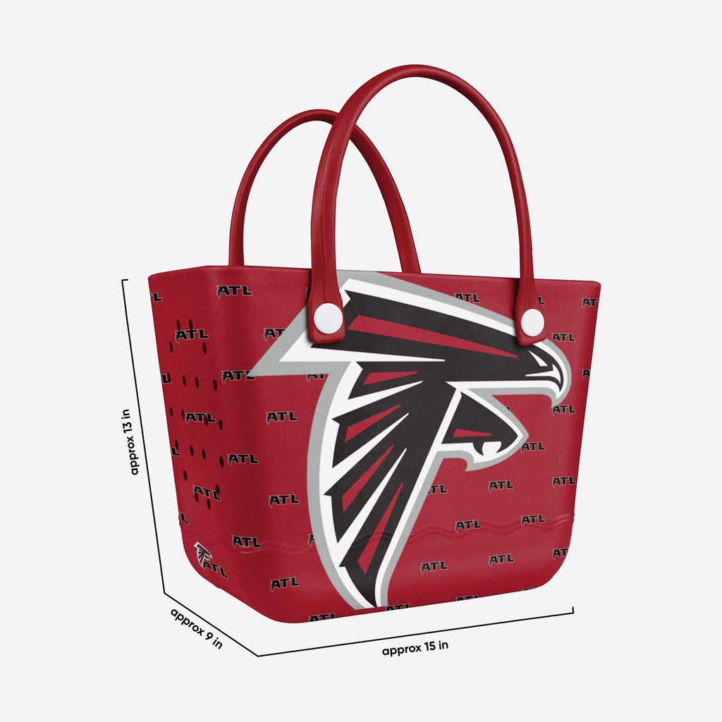 Atlanta Falcons Big Logo Mini Print Tailgate Tote Bag FOCO