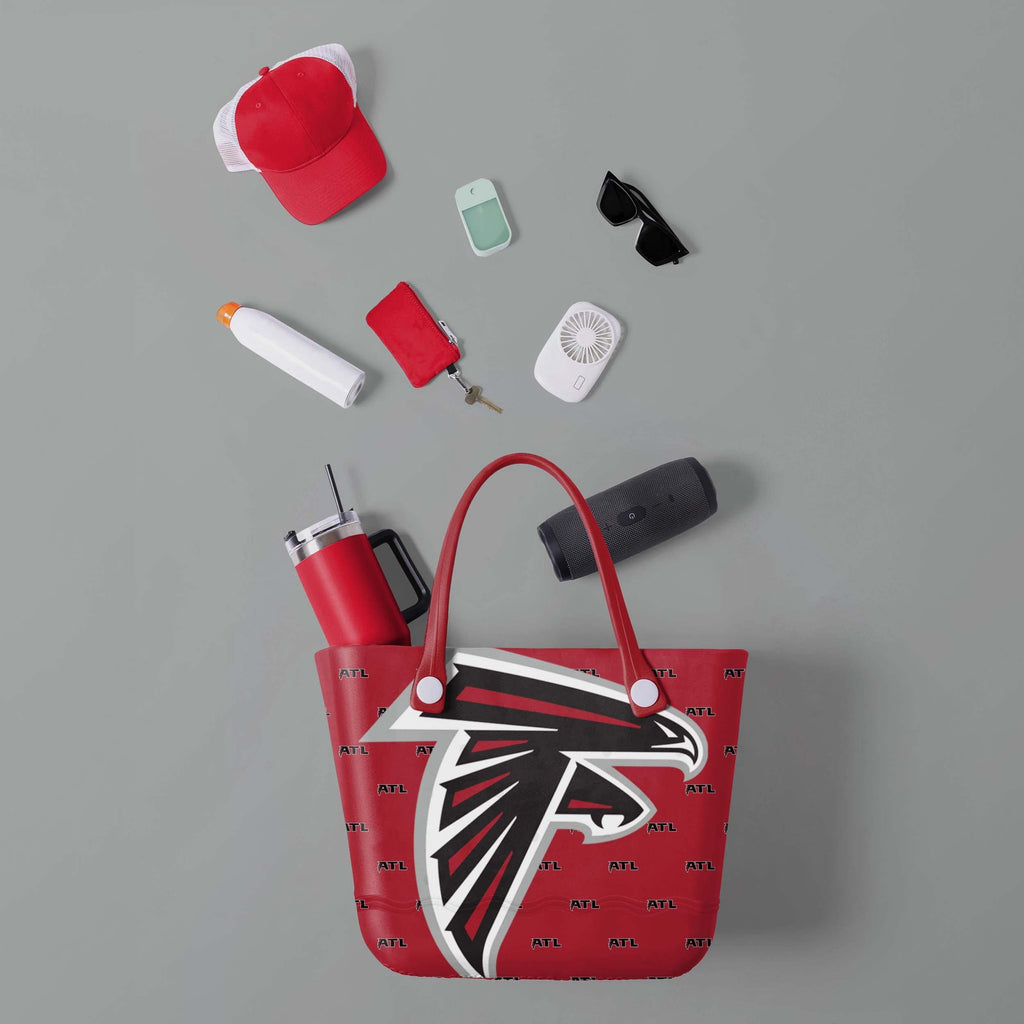 Atlanta Falcons Big Logo Mini Print Tailgate Tote Bag FOCO