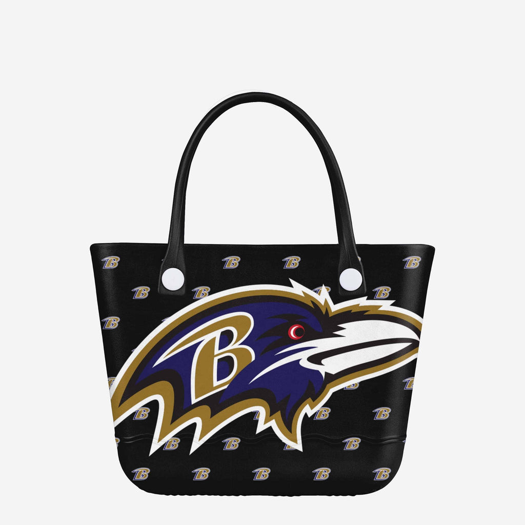 Baltimore Ravens Big Logo Mini Print Tailgate Tote Bag FOCO