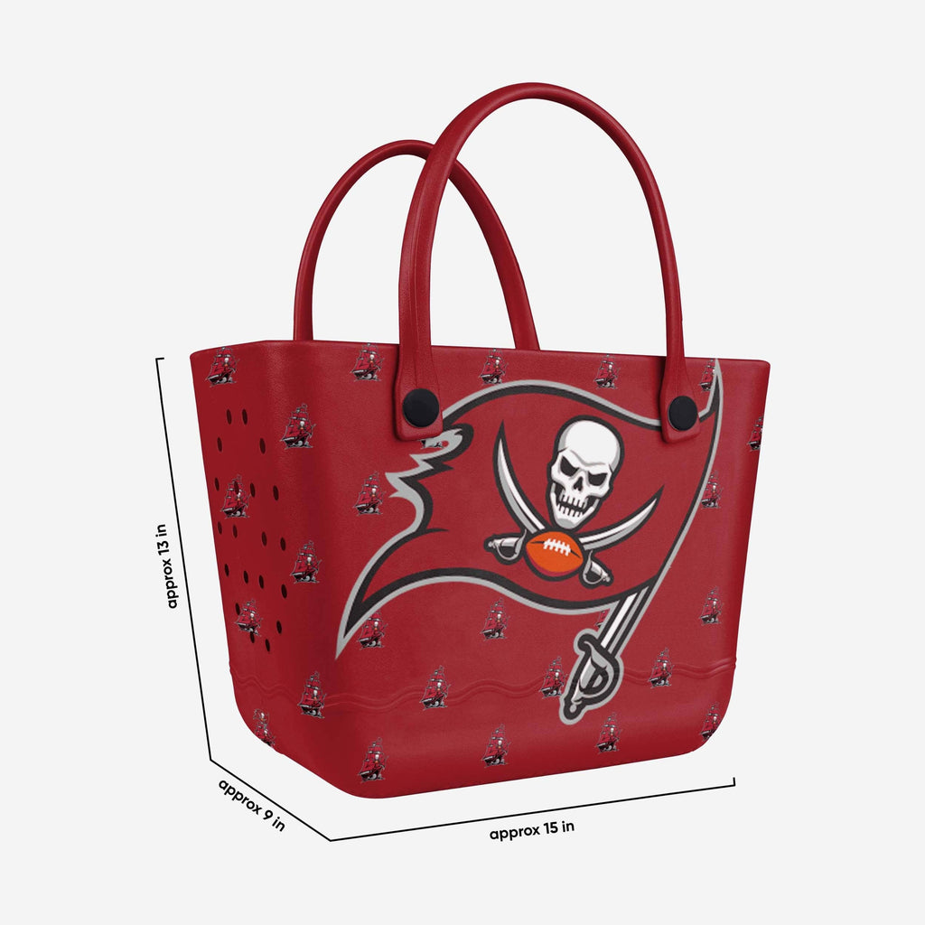 Tampa Bay Buccaneers Big Logo Mini Print Tailgate Tote Bag FOCO