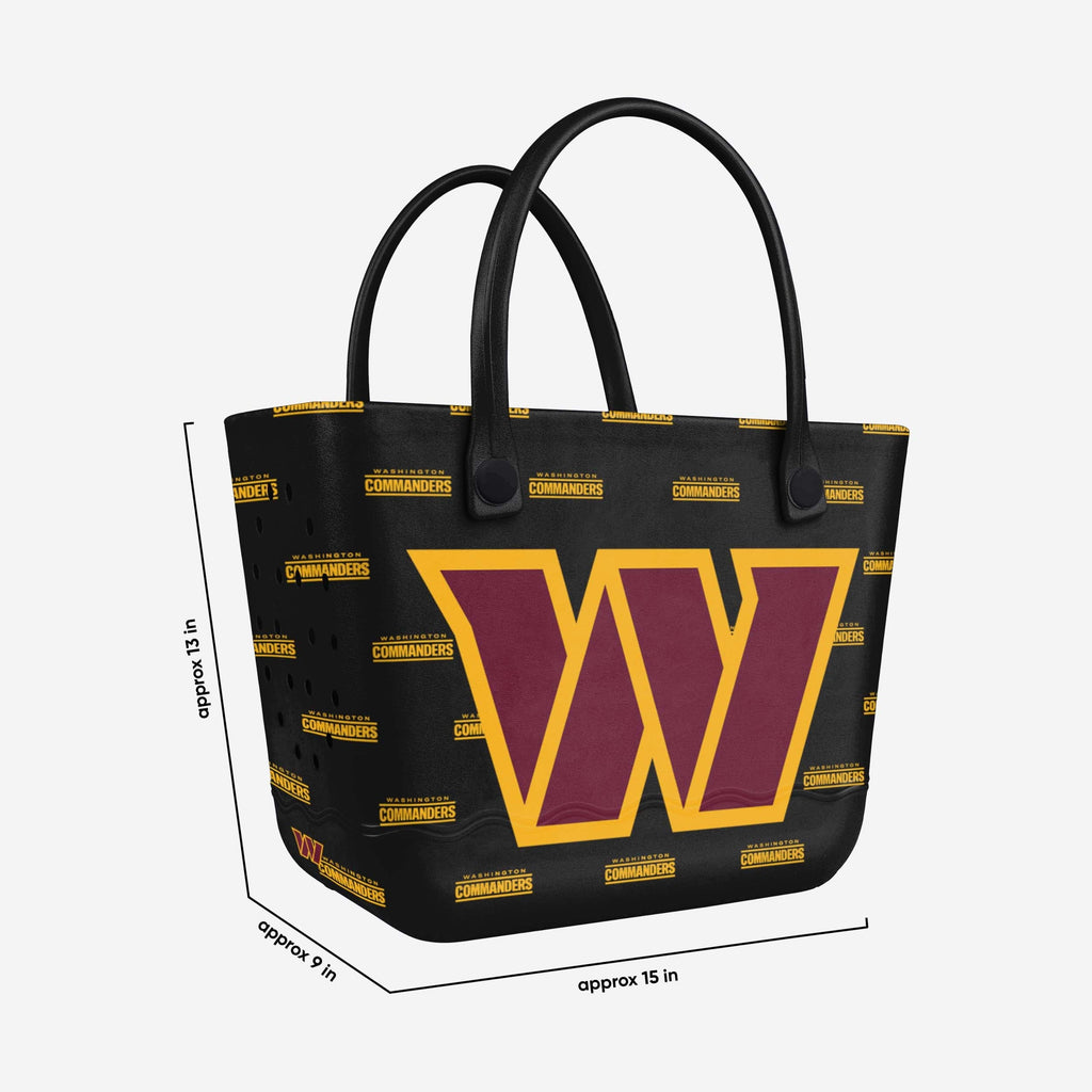 Washington Commanders Big Logo Mini Print Tailgate Tote Bag FOCO