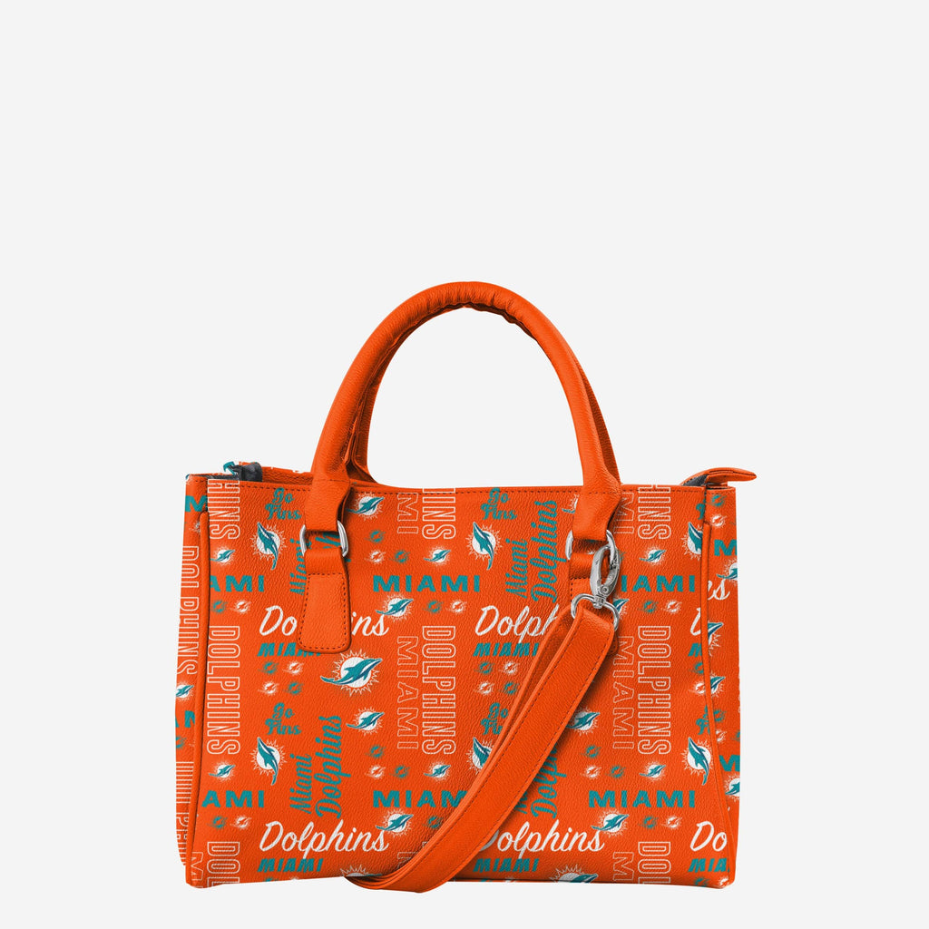 Miami Dolphins Spirited Style Printed Collection Purse FOCO